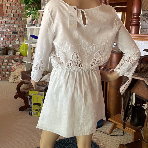 Relished | Dresses | Relished White Lace Dress | Poshmark